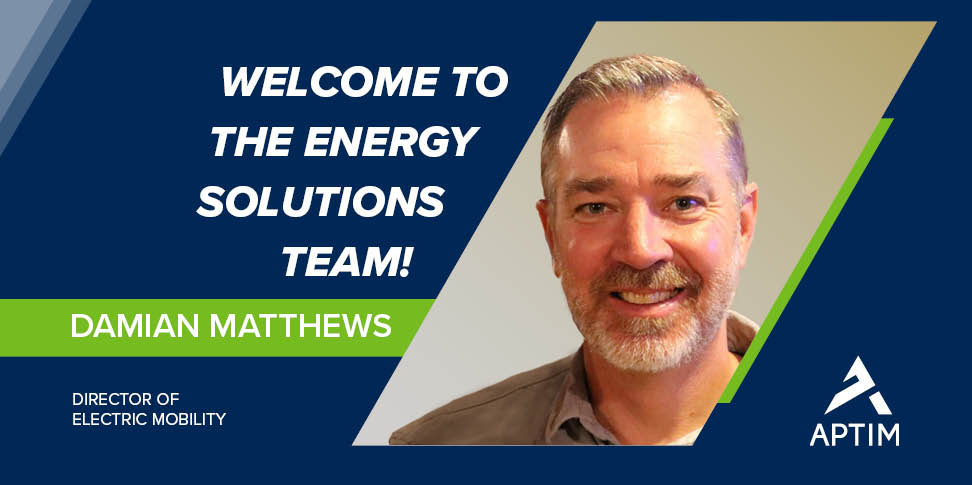 APTIM Welcomes Damian Matthews, Director of Electric Mobility | APTIM