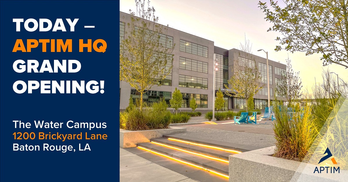 APTIM to Celebrate Grand Opening of New Headquarters on The Water Campus | APTIM